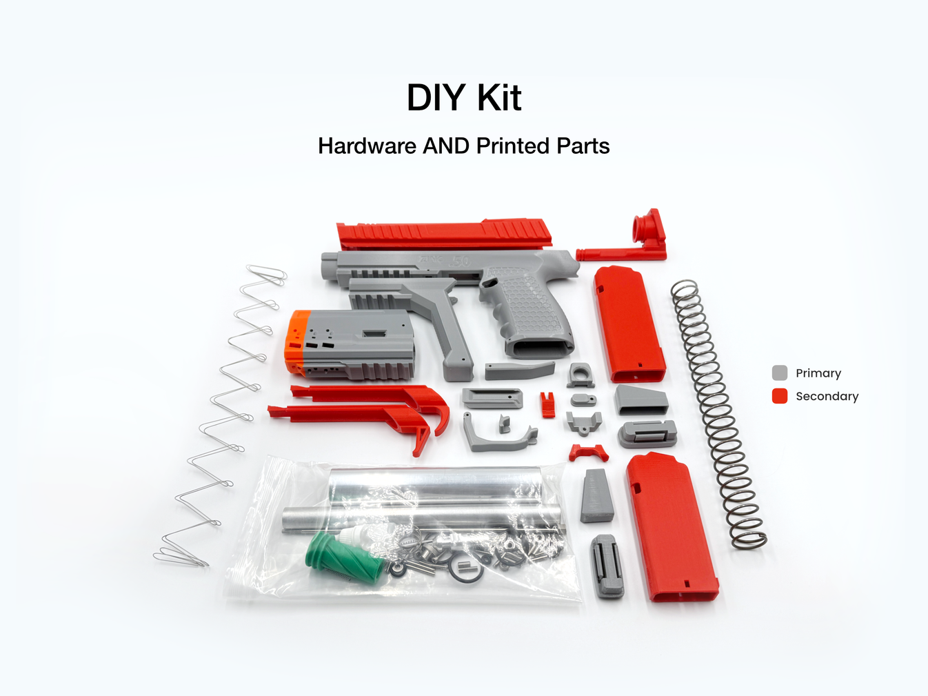 Zinc .50 Dart Blaster DIY Kit – BM Print Shop - Custom Nerf Shop